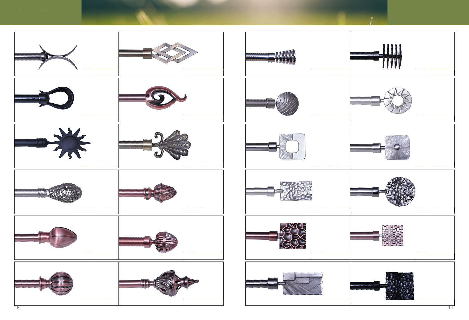 Metal Curtain Rod - Buy Product on Sun Rising Enterprise Co., Ltd.